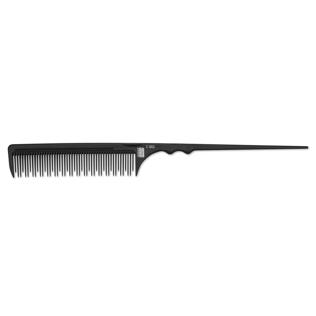 Kasho Carbon Small Tail Teasing Comb - C802 – Barber Bazaar