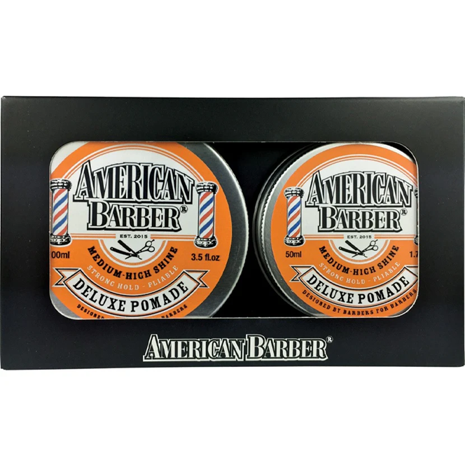 American Barber Deluxe Pomade Duo Pack – Barber Bazaar