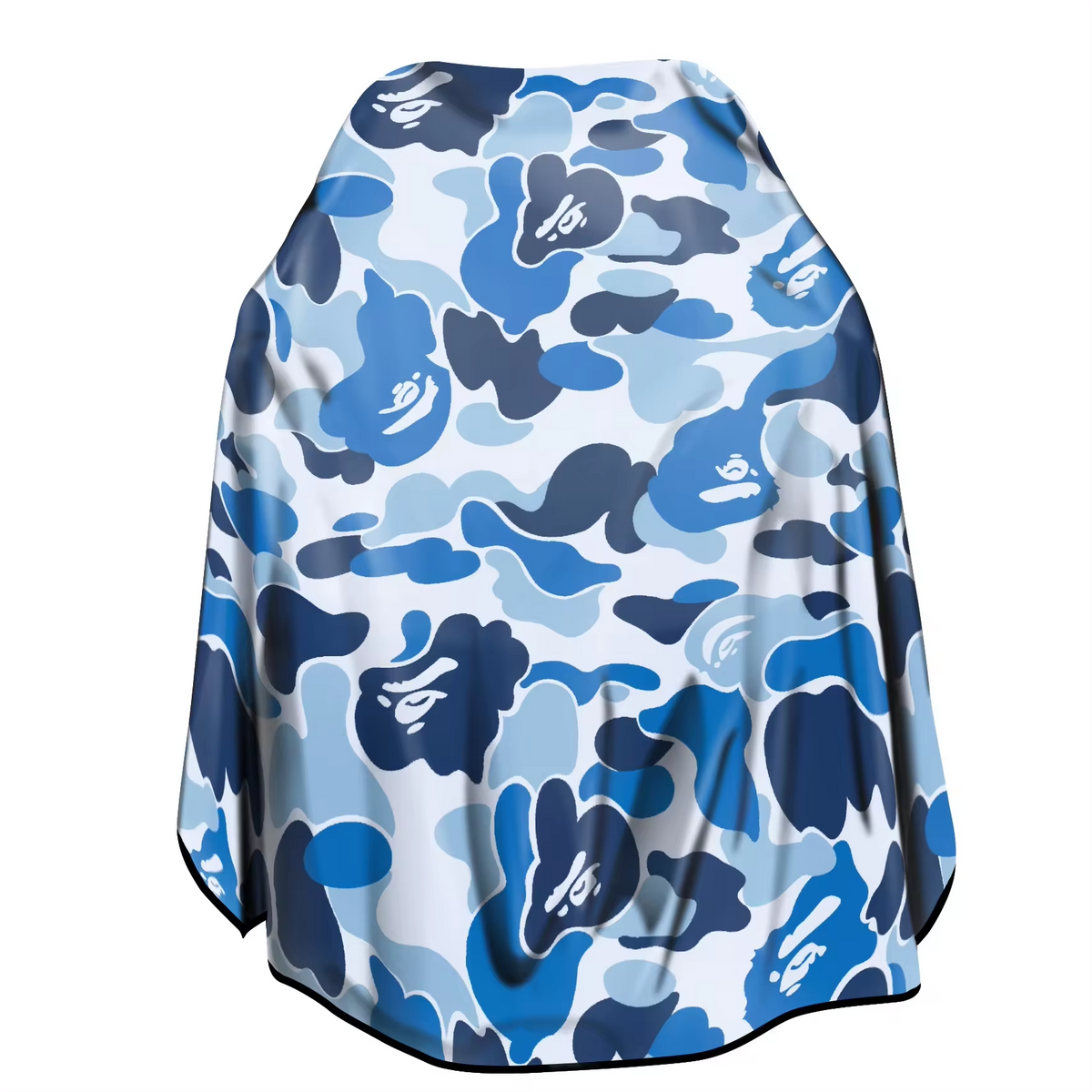 Barber Bazaar Camo Barber Cape - Blue