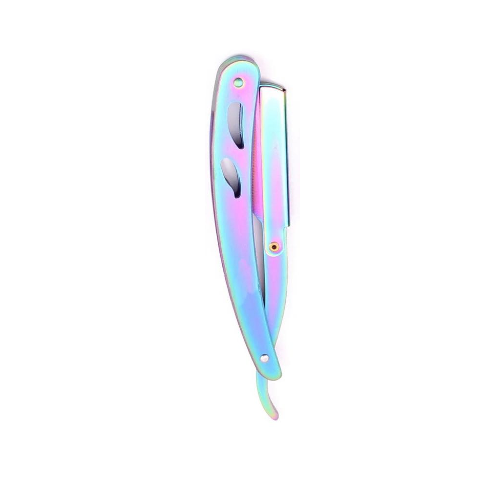 Barber Bazaar Metal Straight Razor - Iridescent