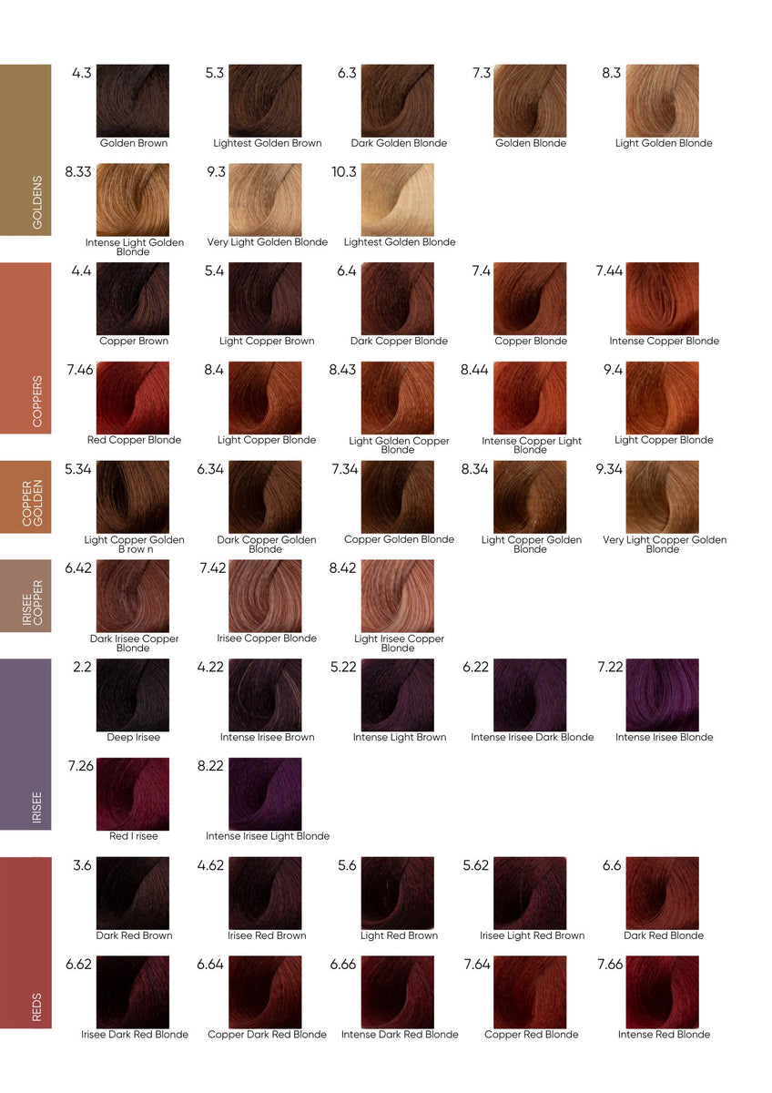 Cree Colour Chart - 161 Colours – Barber Bazaar