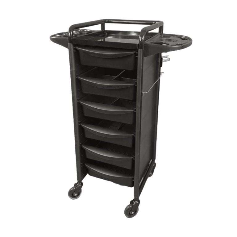 Karma Darwin Salon Trolley - Black – Barber Bazaar