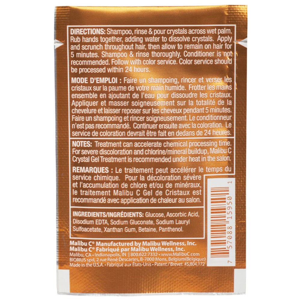 Malibu C Colour Prepare Hair Treatment - 5g – Barber Bazaar