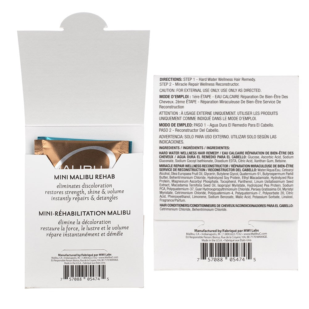 Malibu C Mini Malibu Rehab Hard Water Treatment – Barber Bazaar