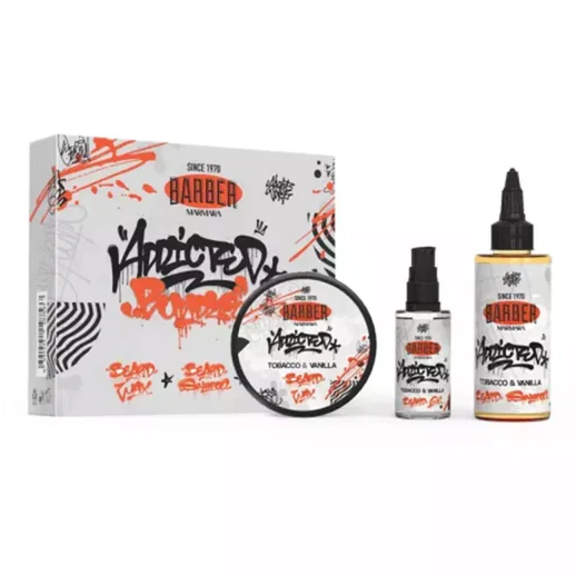 Marmara Barber Tobacco & Vanilla Beard Set – Barber Bazaar