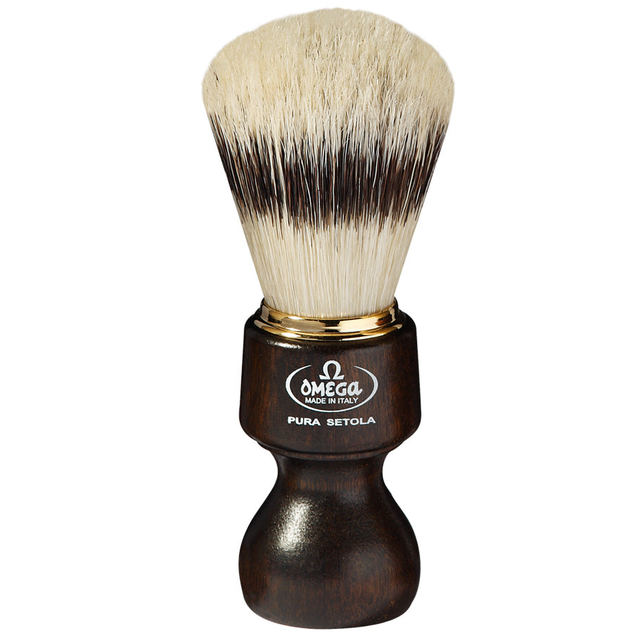 Omega Pure Bristle Shaving Brush - 11126 – Barber Bazaar
