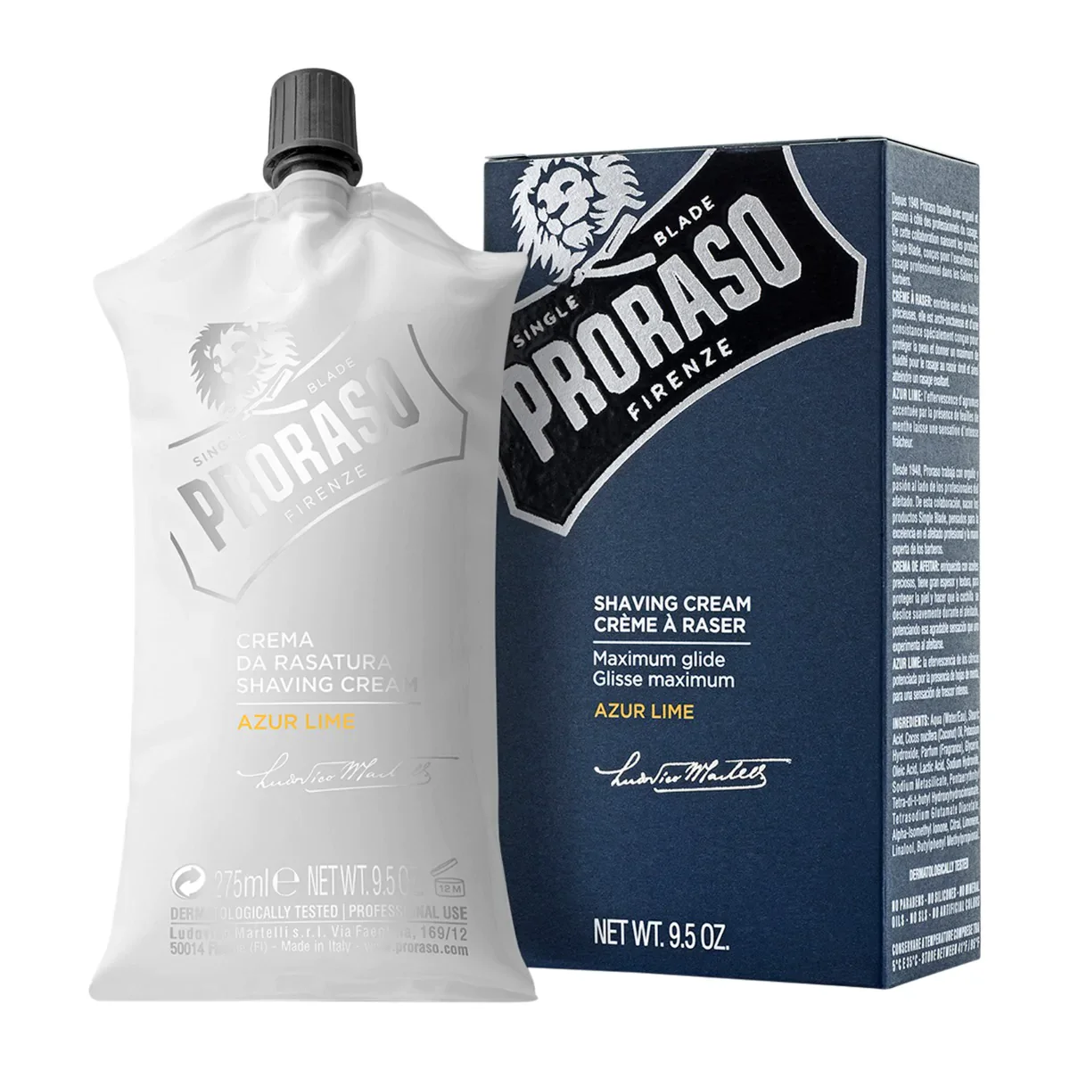 Proraso Azur Lime Shaving Cream - 275ml – Barber Bazaar