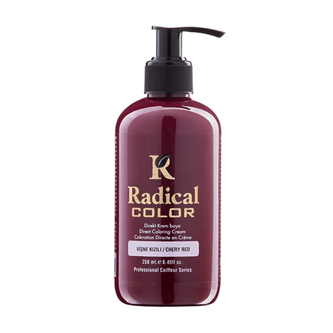 Radical Color Semi Permanent Hair Colour Cherry Red - 250ml – Barber Bazaar
