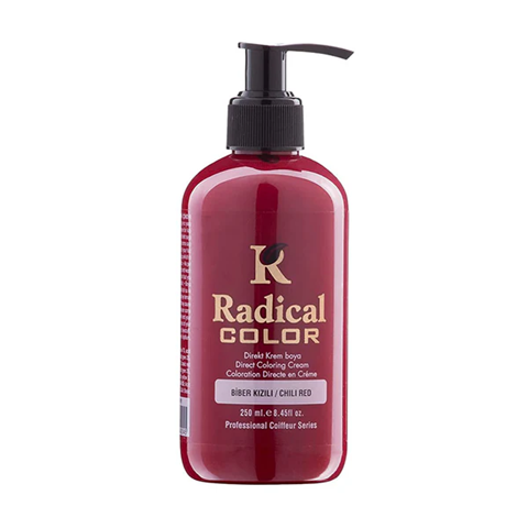 Radical Color Semi Permanent Hair Colour Chili Red - 250ml – Barber Bazaar