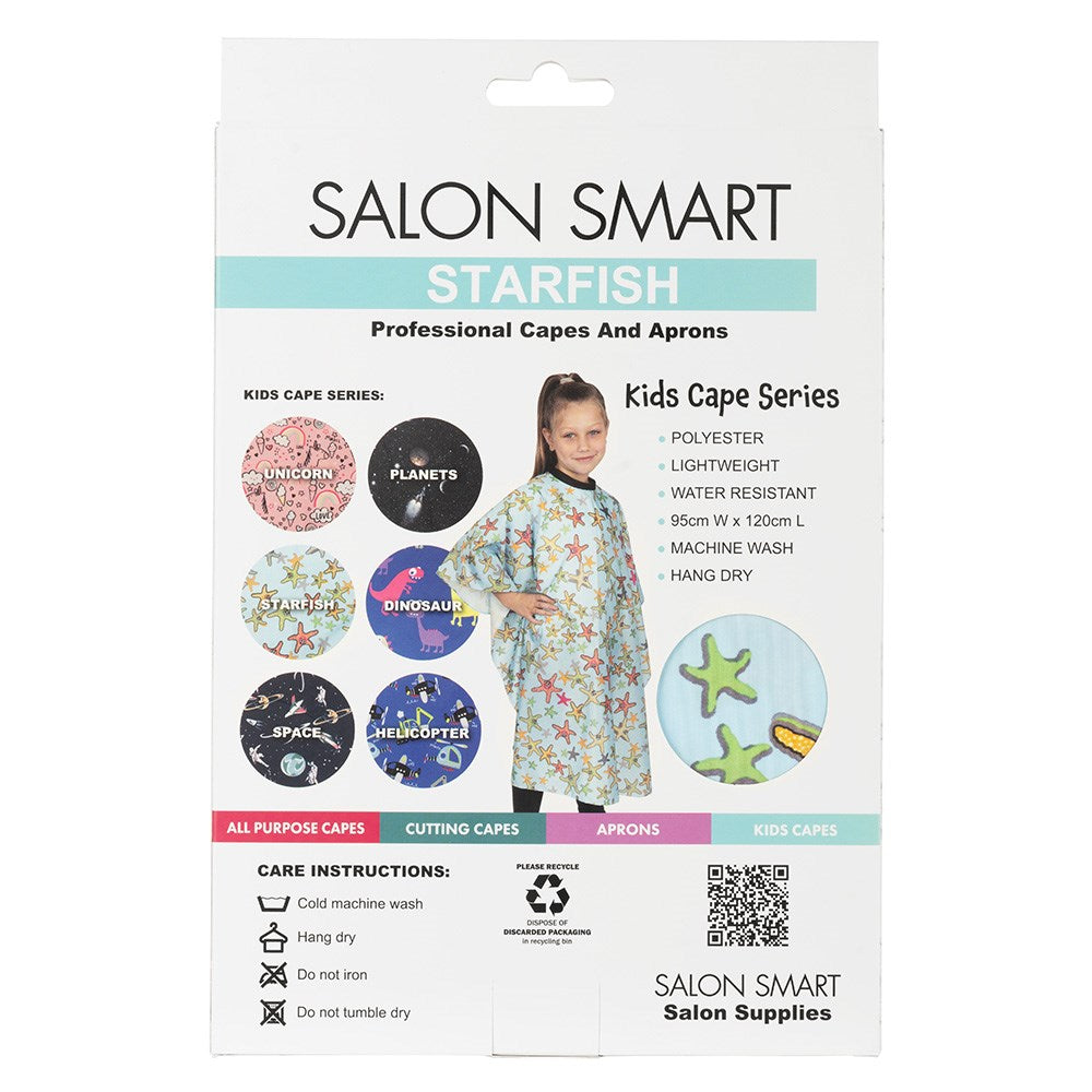 Salon Smart Kids Cutting Cape - Starfish – Barber Bazaar