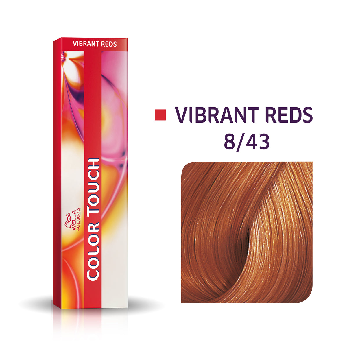 Wella Color Touch 8/43 Light Blonde Red Gold - 60ml – Barber Bazaar