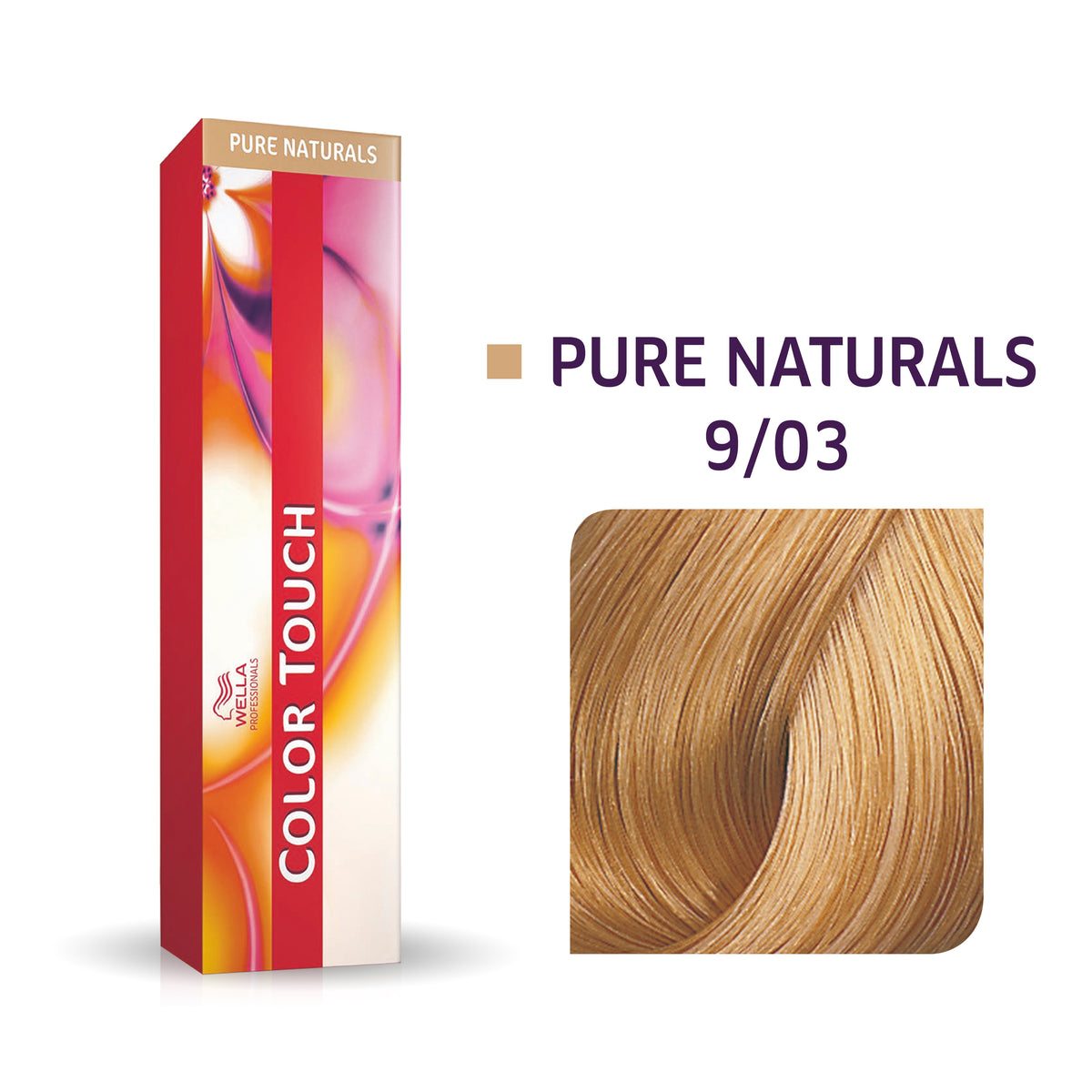 Wella Color Touch 9/03 Very Light Blonde Natural Gold - 60ml – Barber ...
