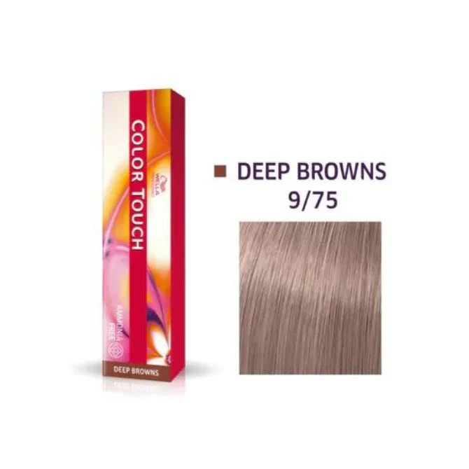 Wella Color Touch 9/75 Very Light Blonde Brown Mahogany - 60ml – Barber ...