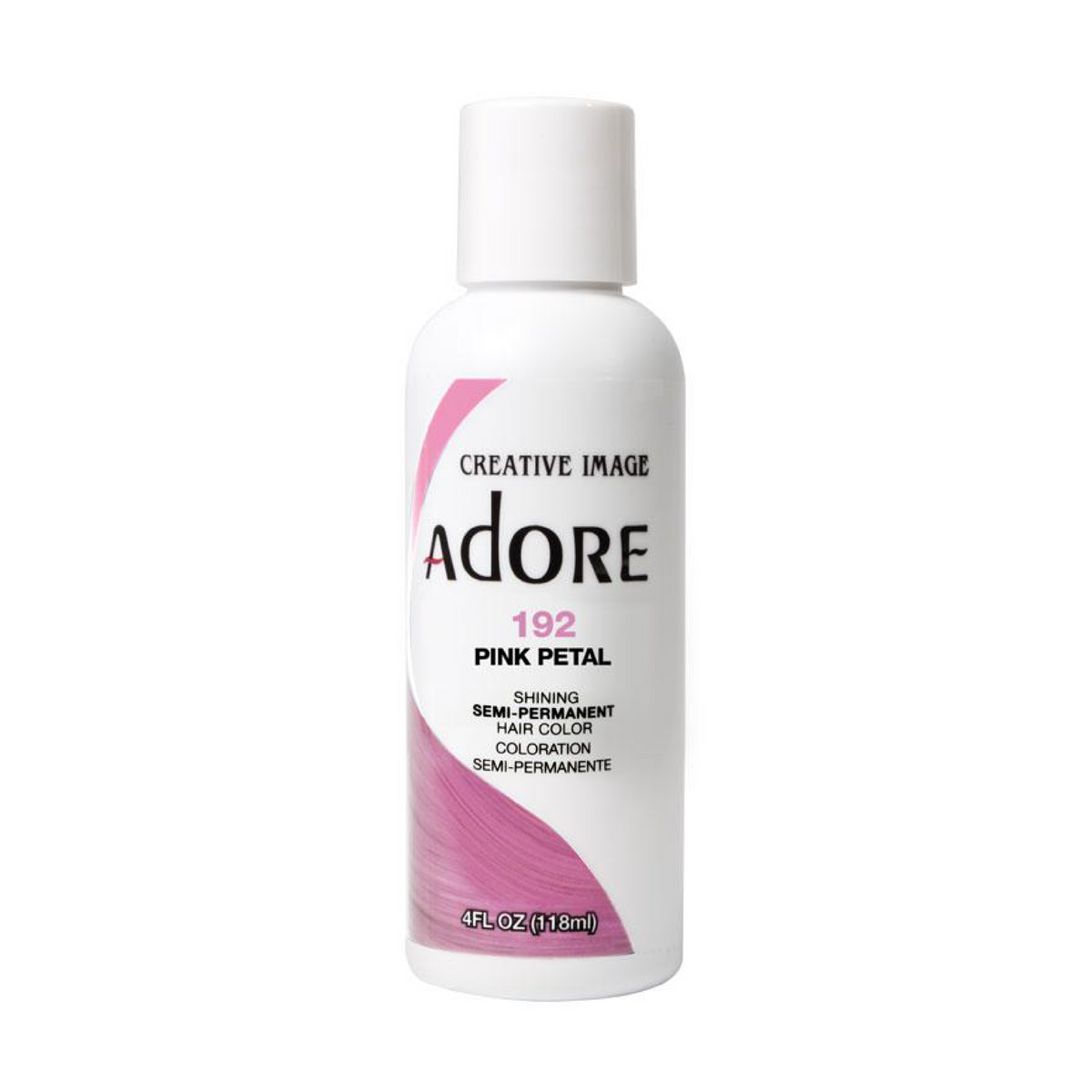 Adore Semi Permanent Pink Petal Hair Colour 192 - 118ml | Barber Bazaar