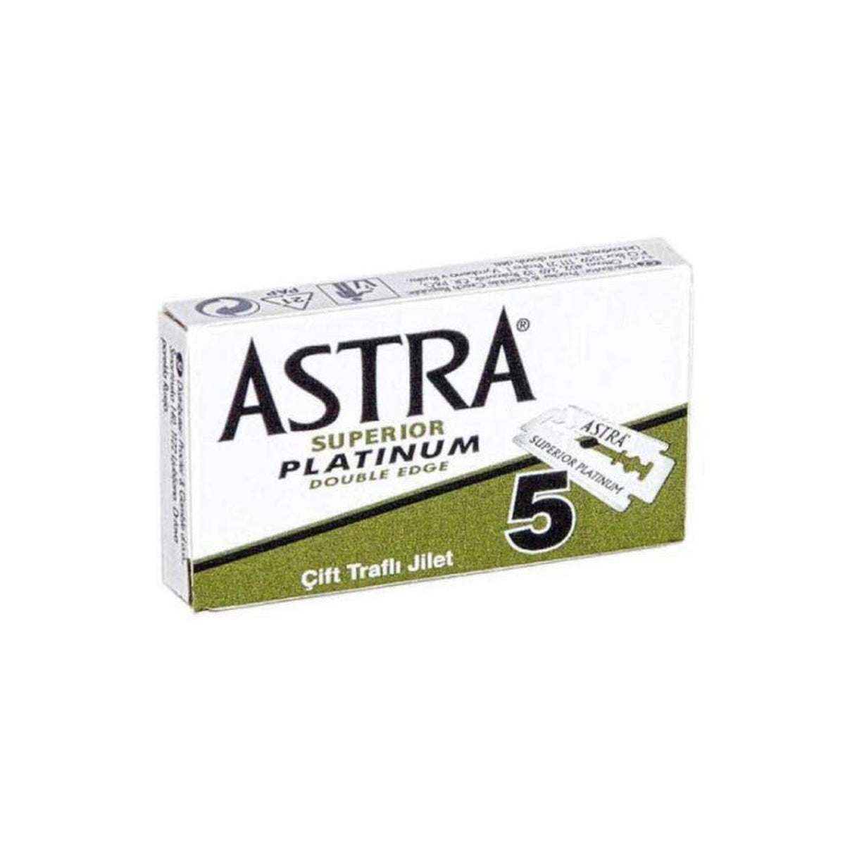 Astra Superior Platinum Double Edge Razor Blades 100 | Barber Bazaar