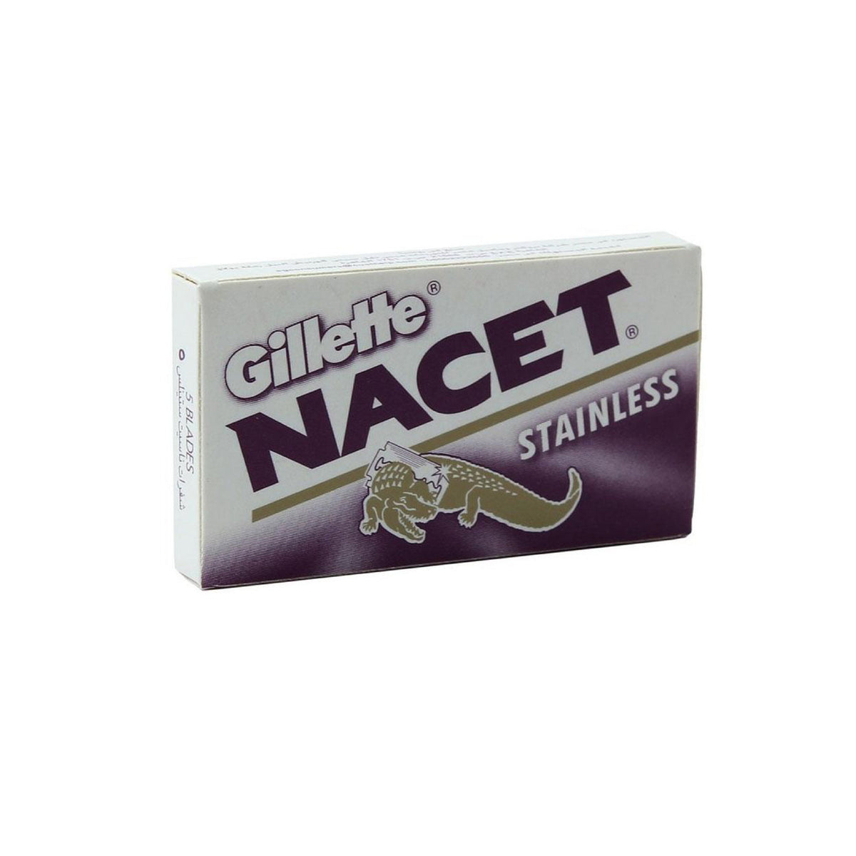 Gillette Nacet Stainless Double Edge Razor Blades 100 – Barber Bazaar