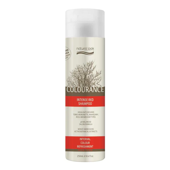 Natural Look Colourance Intense Red Shampoo - 250ml – Barber Bazaar