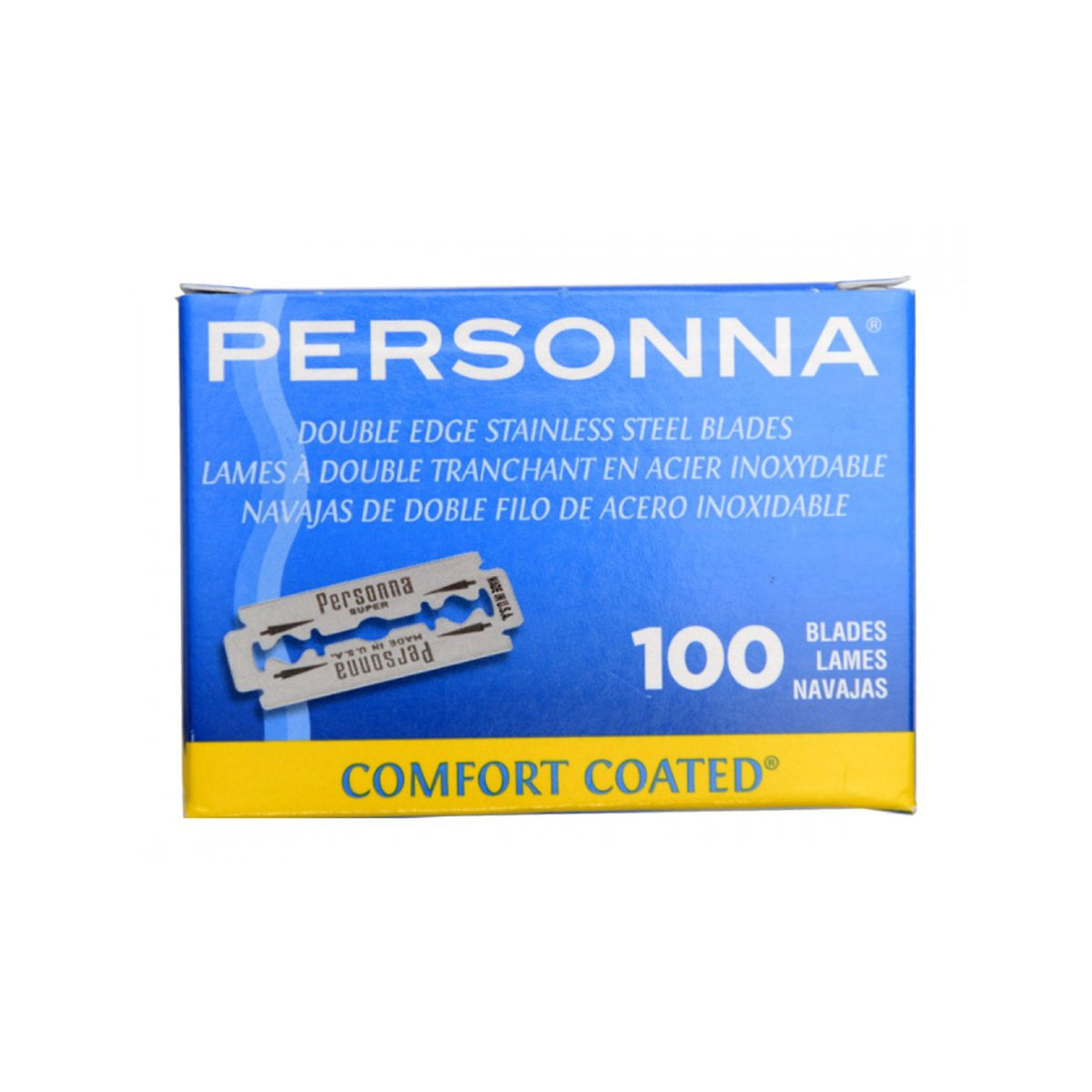 Personna Stainless Steel Double Edge Razor Blades 100 – Barber Bazaar