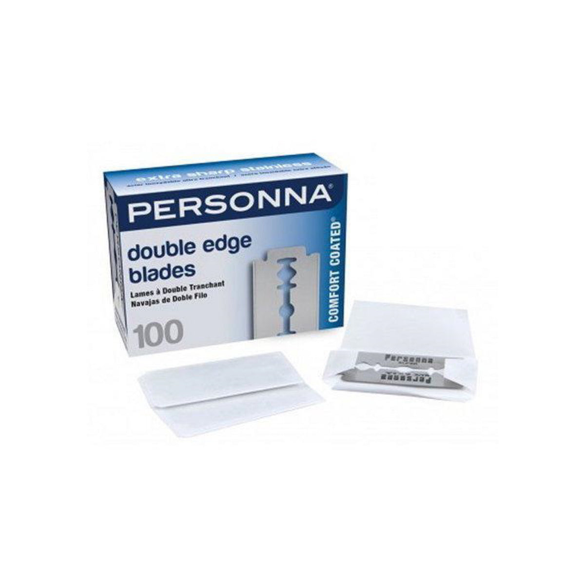 Personna Stainless Steel Double Edge Razor Blades 100 – Barber Bazaar
