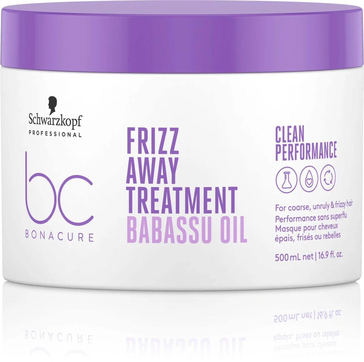 Schwarzkopf Professional BC Clean Frizz Away Treatment - 500ml – Barber ...