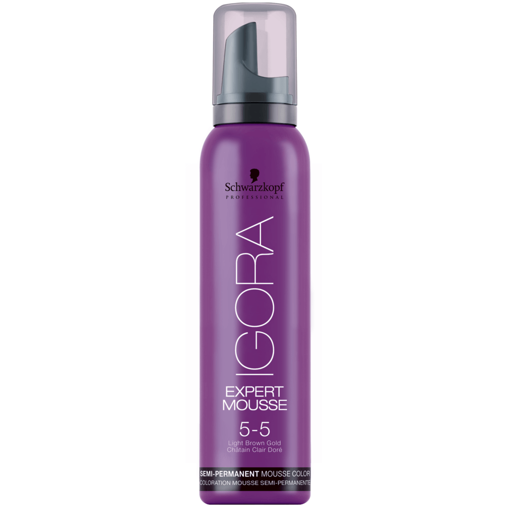 Schwarzkopf Professional Igora Expert Mousse 5-5 Light Brown Gold - 10 ...